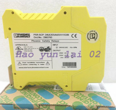 1PC PSR-SCP- 24UC/ESA4/3X1/1X2/B 2963763 24V for Phoenix Contact Safety ...