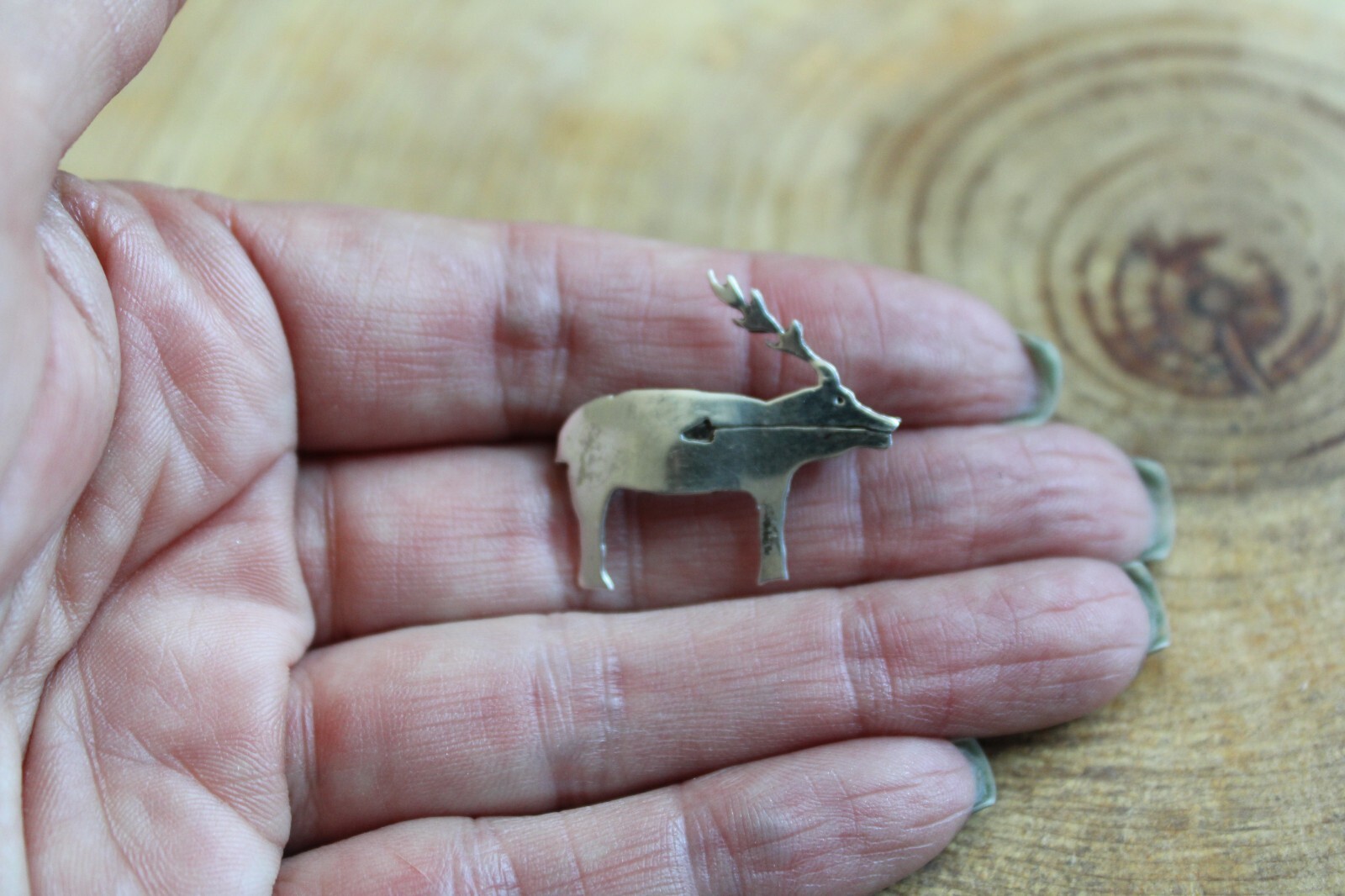 Sterling Silver ELK DEER Pin Brooch Navajo | eBay