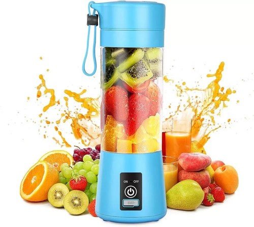 Portable Blender Personal Mini Mixer Protein Shakes Juicer Cup USB ...