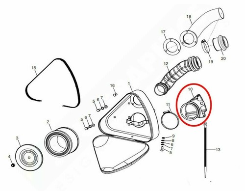 Air Inlet Bellow Set Rubber For Royal Enfield Classic 500cc EFI 591492 ...