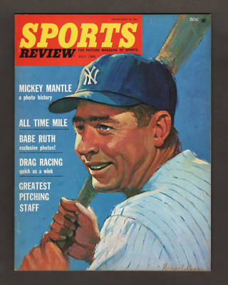 July 1965 Sports Review Magazine – Mickey Mantle Cover A3027 | eBay