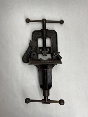 Vintage Reed No 11 Pipe Vise With Bench Clamp Good Working Condition | eBay