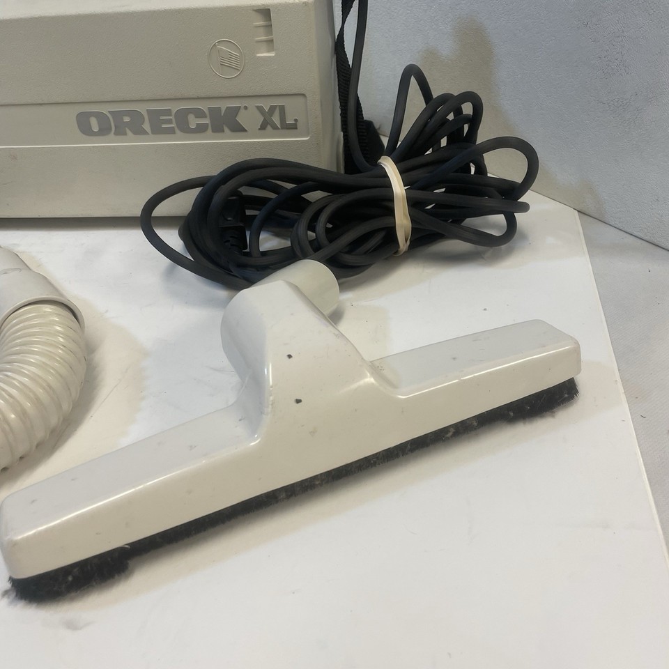 Oreck XL Compact Handheld Canister Vacuum Cleaner White Model RBB870-AW ...
