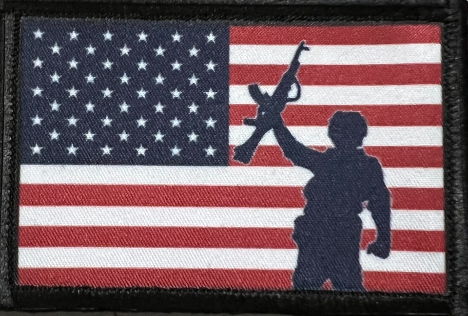 Killhouse Rules Morale Patch Tactical Military USA Hook Badge Army Flag ...