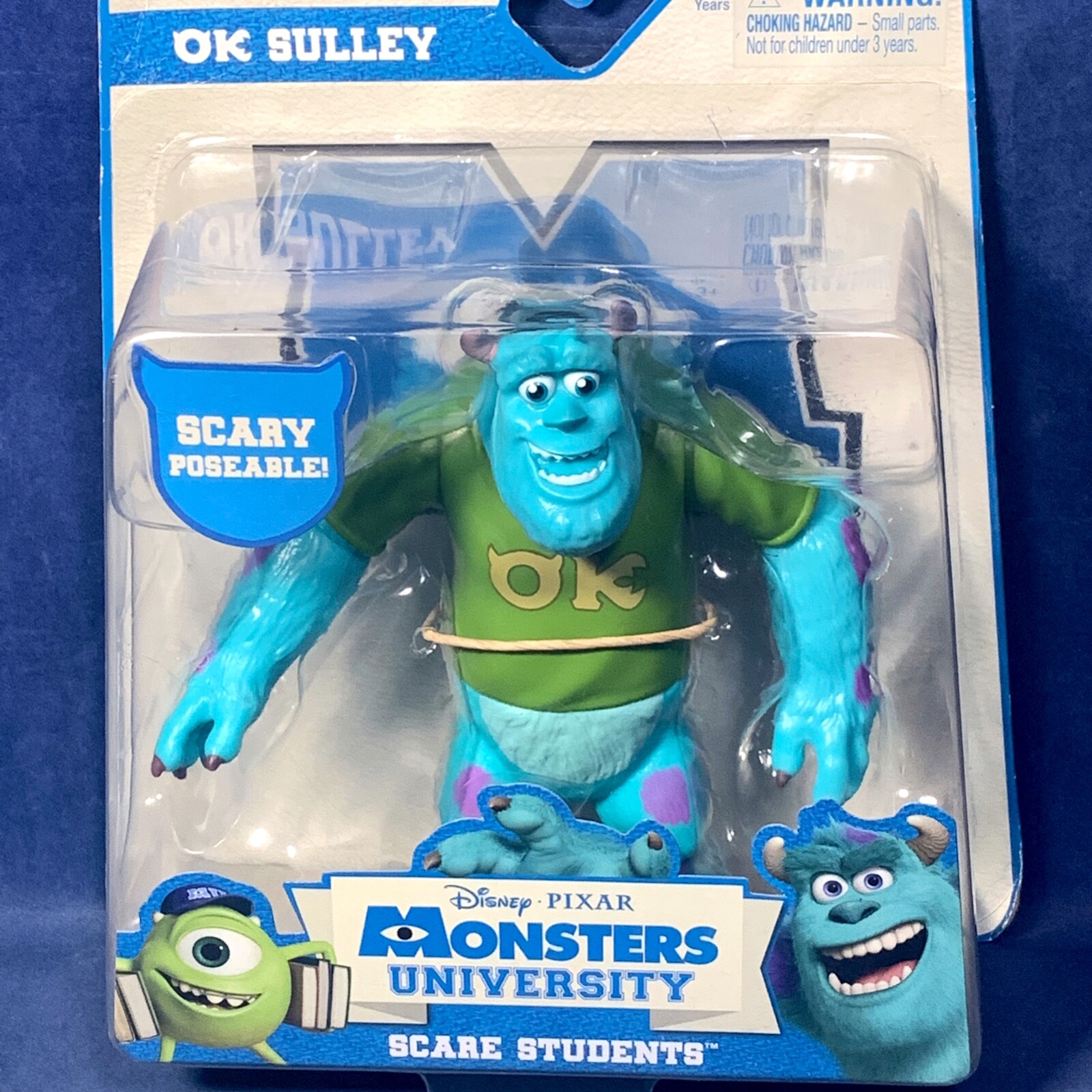 New OK SULLEY Posable Action Figure SCARE STUDENTS Monsters University ...
