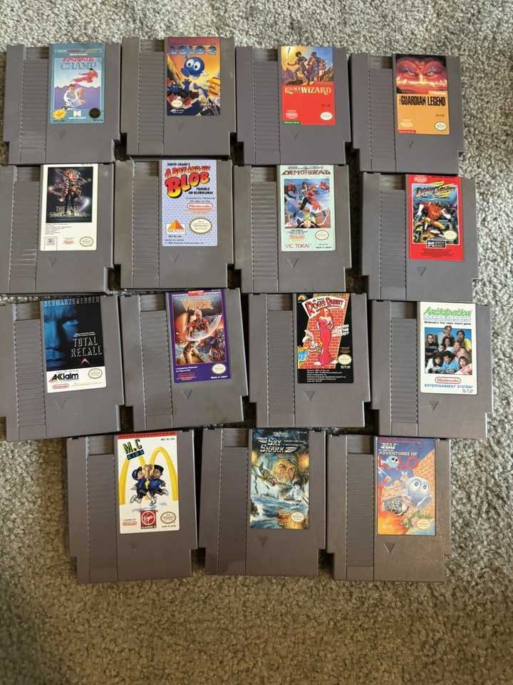 Nes Game Lot 44 Games! | eBay