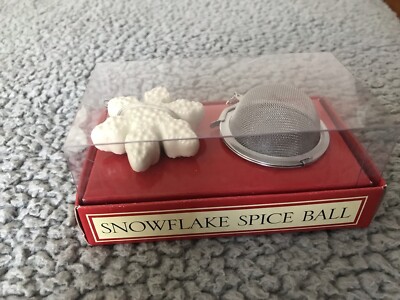 Decorative Snow Flake Spiceball | eBay