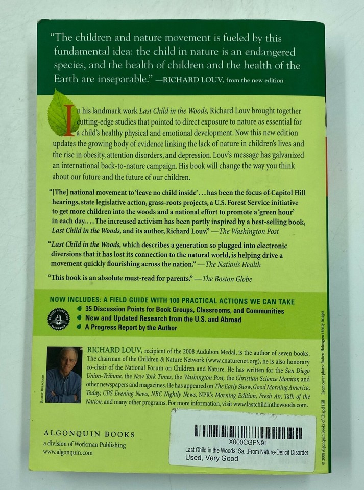 Last Child in the Woods Nature Deficit Disorder by Richard Louv ...