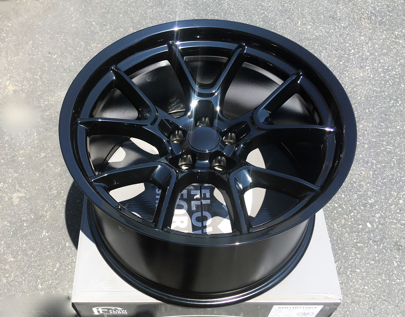 20" FR66 Wheels for Wide Body Dodge Challenger Charger Black 20x11 ...
