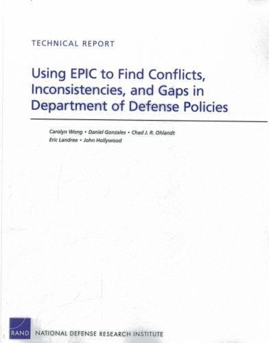 Using EPIC to Find Conflicts, Inconsistencies, and Gaps in Department ...