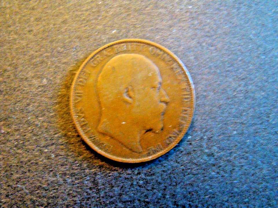 1907 Edwardvs VII DEI GRA Britt Large One Penny Coin, UK | eBay