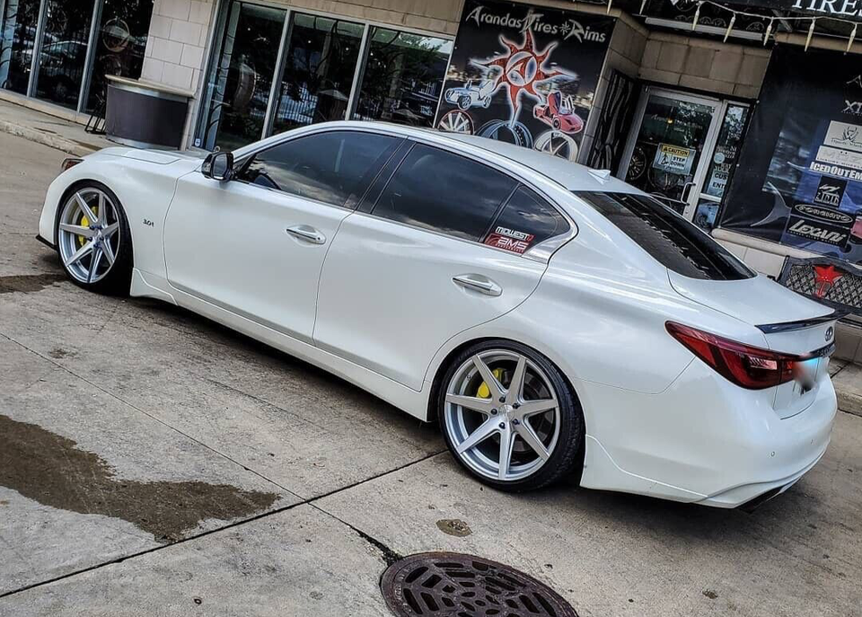 20” ROHANA RC7 MACHINED SILVER CONCAVE WHEELS FOR M35 G37 Q50 Q60 Q70 MAXIMA | eBay