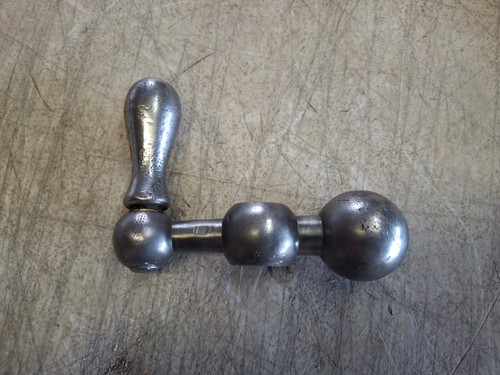 Lathe Milling Machine Compound Ball Crank Handle 4" Wide 1/2" Bore | eBay