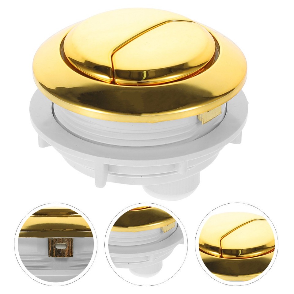 Bathroom Toilet Dual Flush Plastic Toilet Tank Button Water Tank Button ...