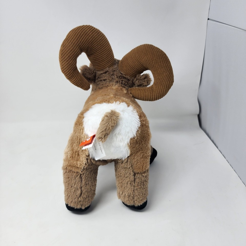 Wild Republic Brown Big Horn Sheep Ram Plush 12" Soft Toy Stuffed ...