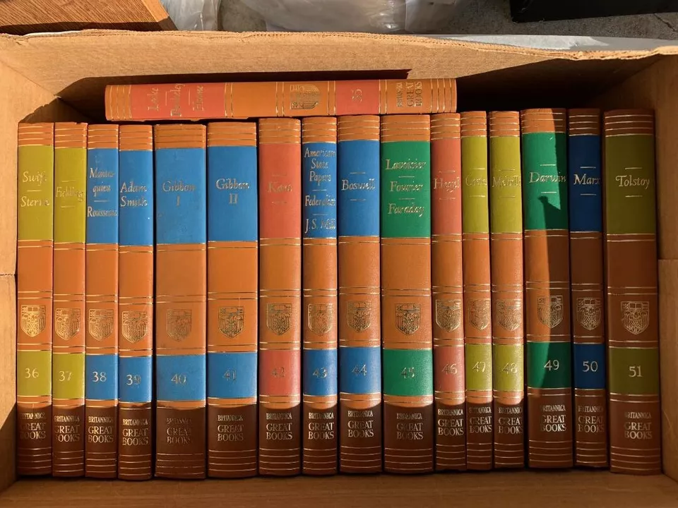Select YOUR OWN. 1952 Great Books of the Western World Encyclopedia ...