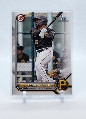2022 Bowman Baseball Prospect RODOLFO NOLASCO 1st Bowman PIRATES #BP-69 ...