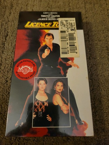 License to Kill James Bond CBS Fox VHS New Sealed Watermark Hype ...
