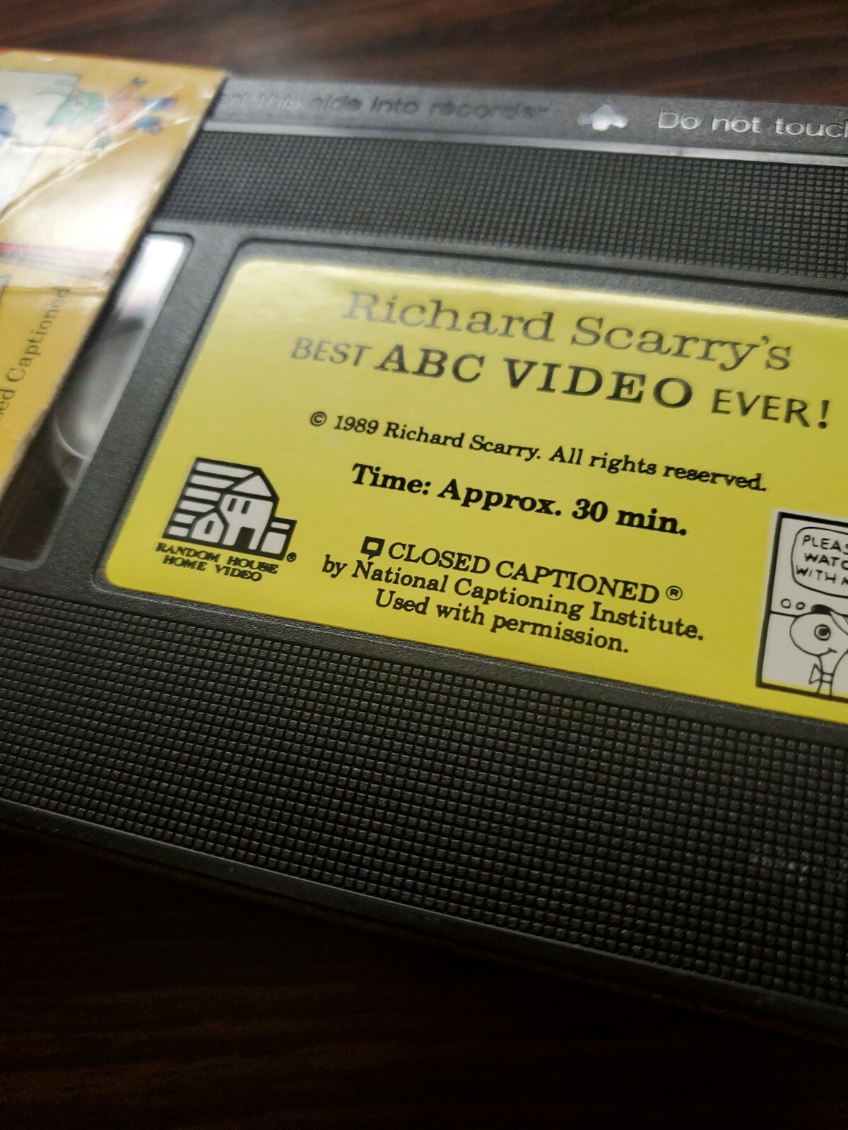 Richard Scarry's Best ABC Video Ever, 1989 Fully Animated Closed ...