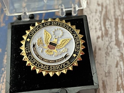 U.S. Customs Service Internal Affairs IA Agent Lapel Pin Treasury ...