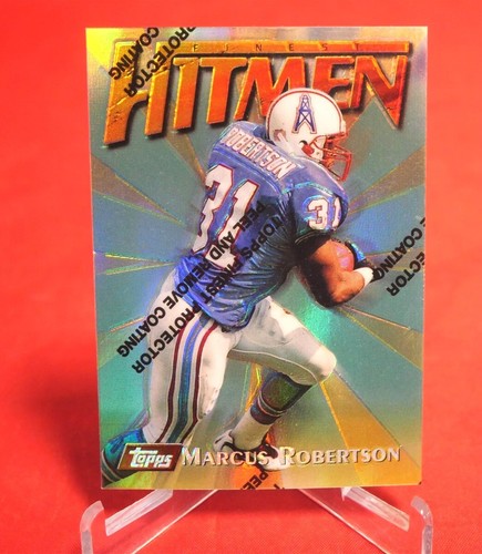 Marcus Robertson 1997 TOPPS Finest w Coating REFRACTOR Football Card ...