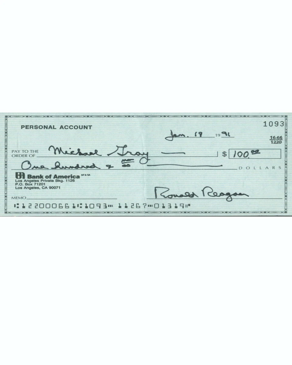 Blank Cancelled Check