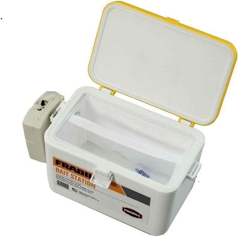 Bait Box with Aerator Live Bait Storage Cooler with Portable Aerator 8 ...