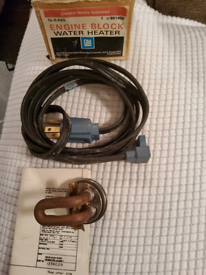 Vintage NOS GM Engine Block Heater 1236029 981400 NIB | eBay