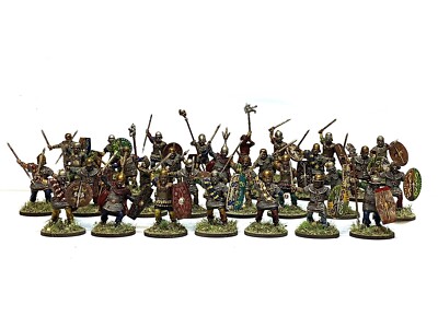 ARMOURED GALLIC CELTIC INFANTRY 30 28mm painted historical ANCIENT hail ...