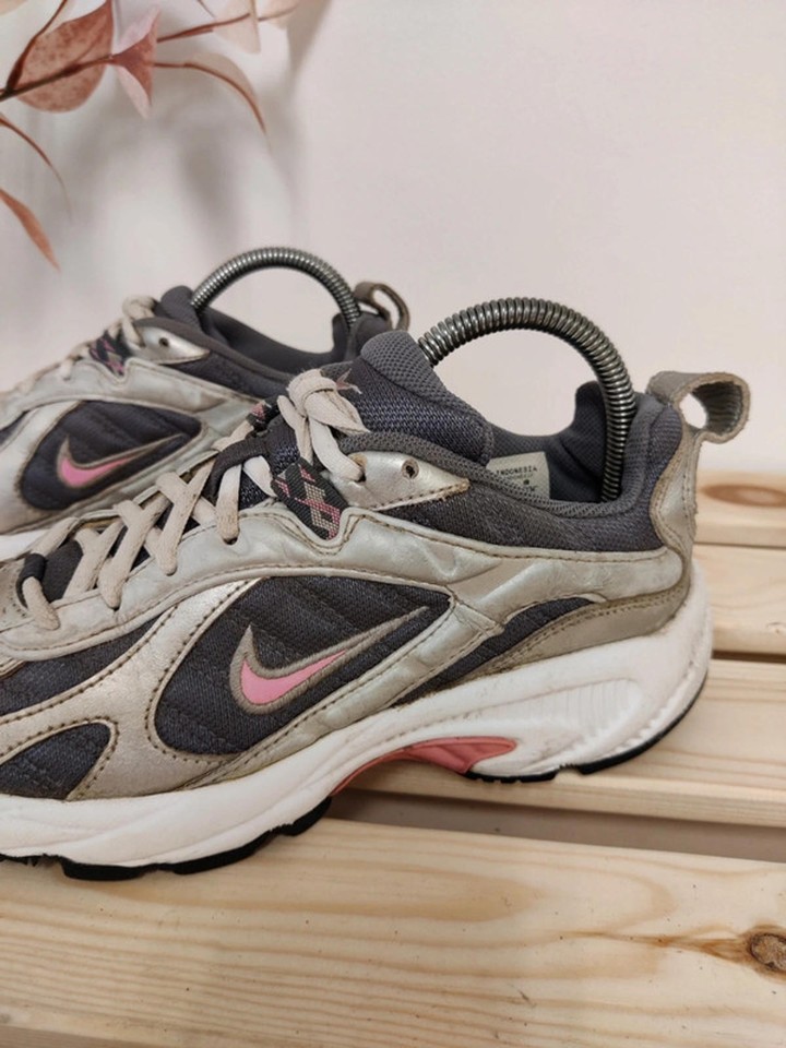 Women's vintage '05 Nike Xccelerator silver pink running shoes trainers ...