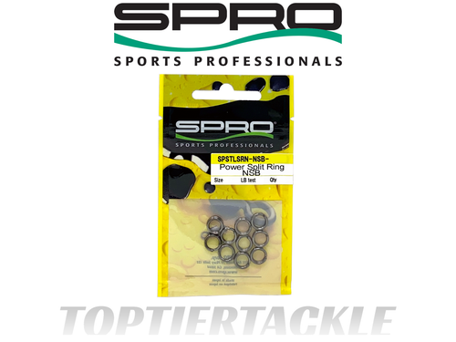 SPRO Power Split Rings NSB Black - Select Size/Quantity | eBay