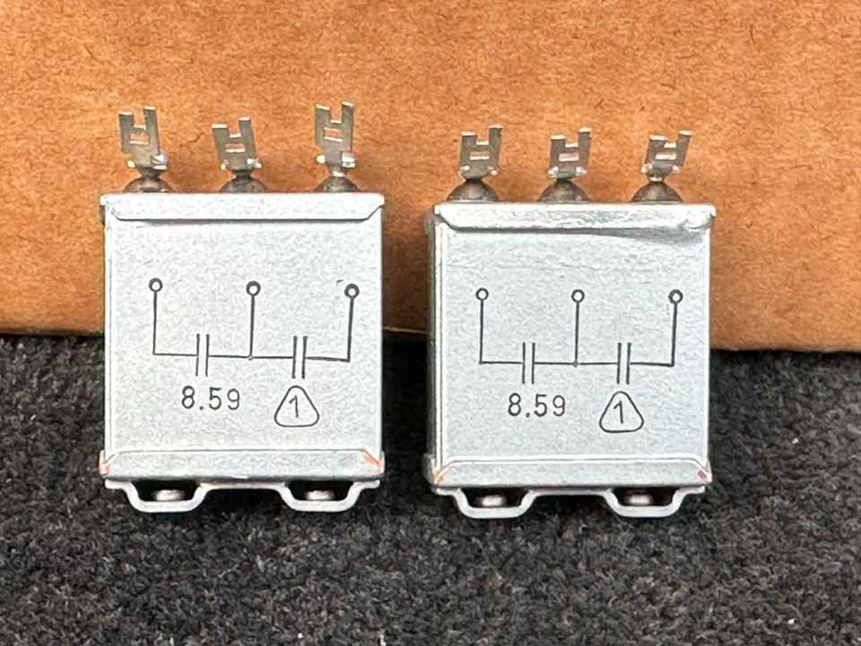pair NOS Siemens Klangfilm Bosch ERO Hydra caps capacitors high end ...