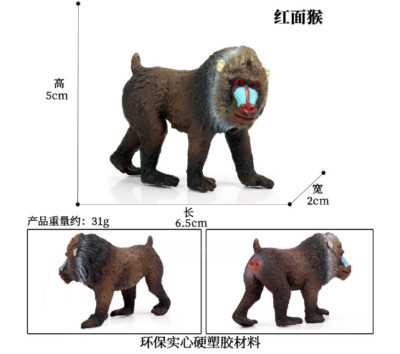 Baboon For1/6th Scale action Figure Animal Model Monkey Gorilla 6.5*5*2 ...