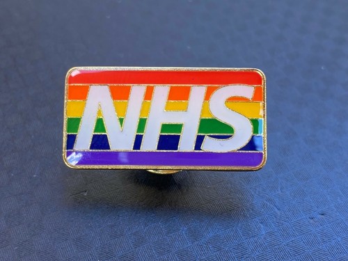 NHS LGBT BADGE - NURSE DOCTOR AMBULANCE MEDIC PARAMEDIC SISTER PIN ...