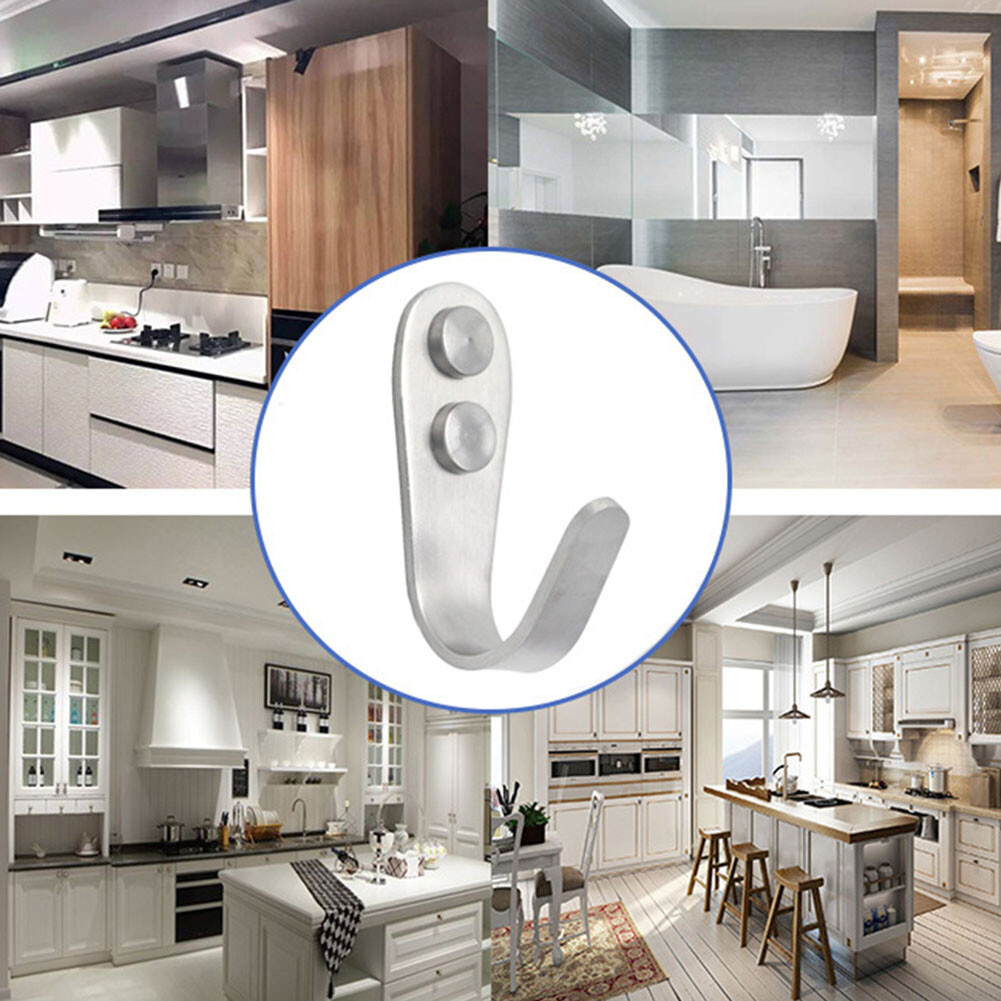 Stainless Steel Hooks Small Hooks Useful Coat Hangers Hook for Kitchen ...