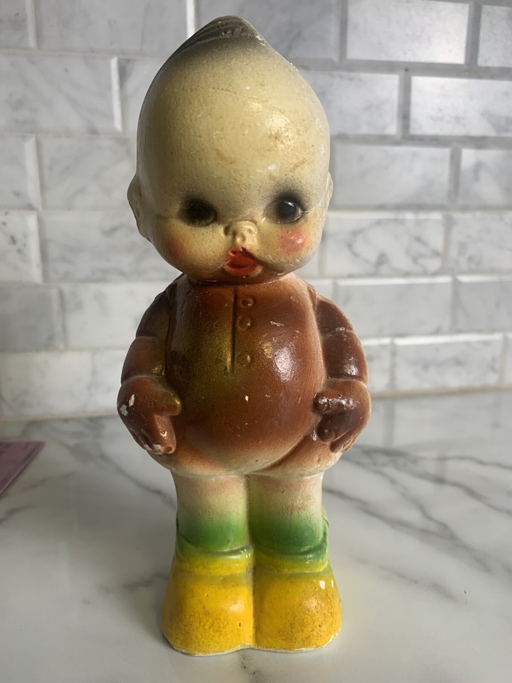 Kewpie Baby Chalkware Doll Hollow 8-inch Carnival Prize Vintage 1930s ...