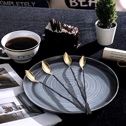Iced Tea Spoons 18/10 Stainless Steel Stirring Spoons Leaf Shaped Spoon 8.66inch 789605826597| eBay