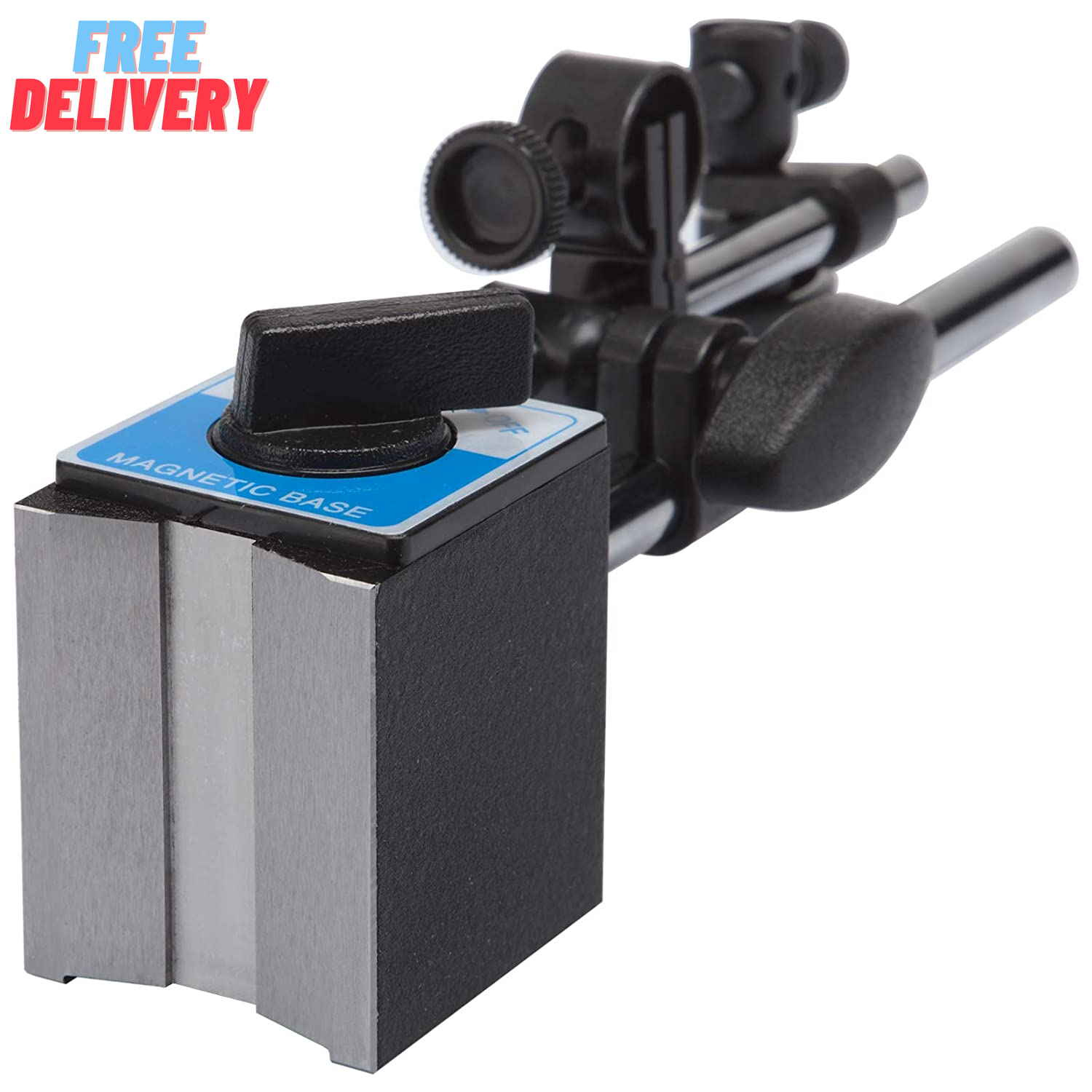 Dial Indicator with Magnetic Base Holder Differential Backlash Gauge 0 ...