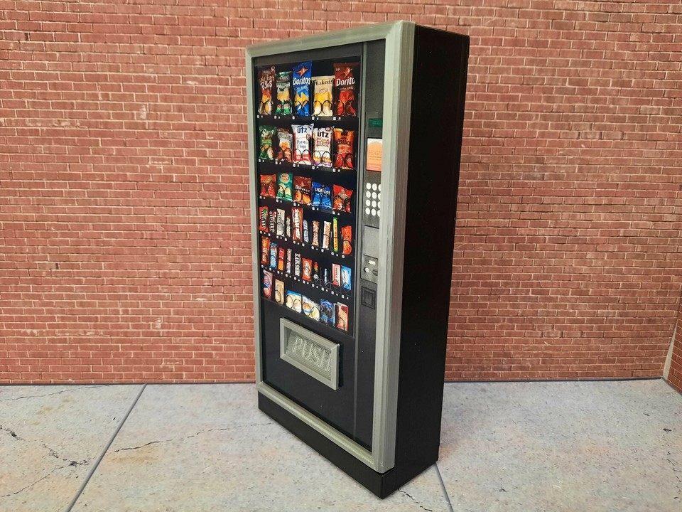 Vending Machine Model 1/10 1/12 Scale Diorama Display Dollhouse ...