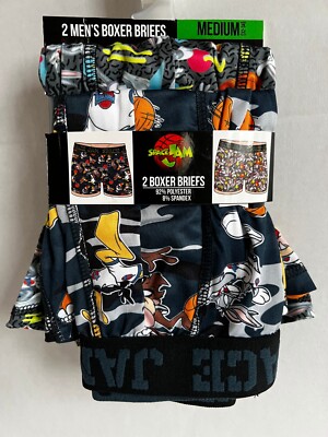 Warner Bros. Looney Tunes Space Jam Men's Boxer Briefs 2 pk Medium | eBay