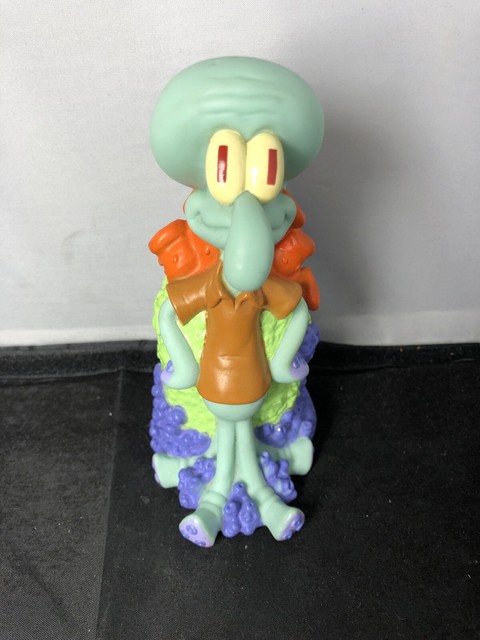 Talking Squidward 5.5" Vinyl Figure Mattel 2000 SpongeBob Nickelodeon ...
