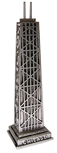 Chicago Statue John Hancock Statue Pewter Look Hancock Building | eBay