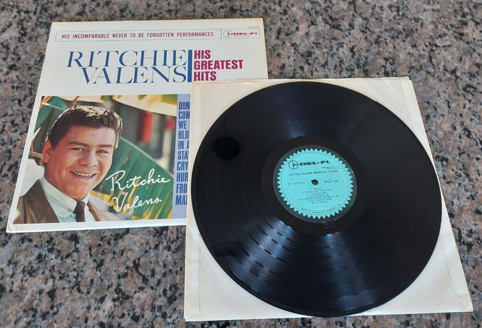 RITCHIE VALENS LP " His Greatest Hits " DEL-FI Canada 1963' | eBay