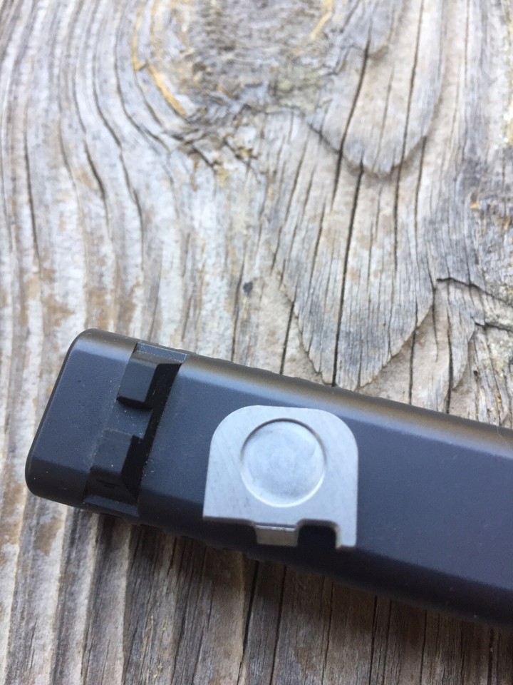 Custom STAINLESS STEEL Glock Backplate, Slide Plate for Glock 43, 43X ...