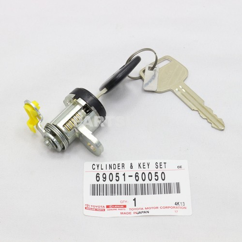Toyota Land Cruiser FJ80 OEM Right Door Lock Cylinder and Key Set 69051 ...