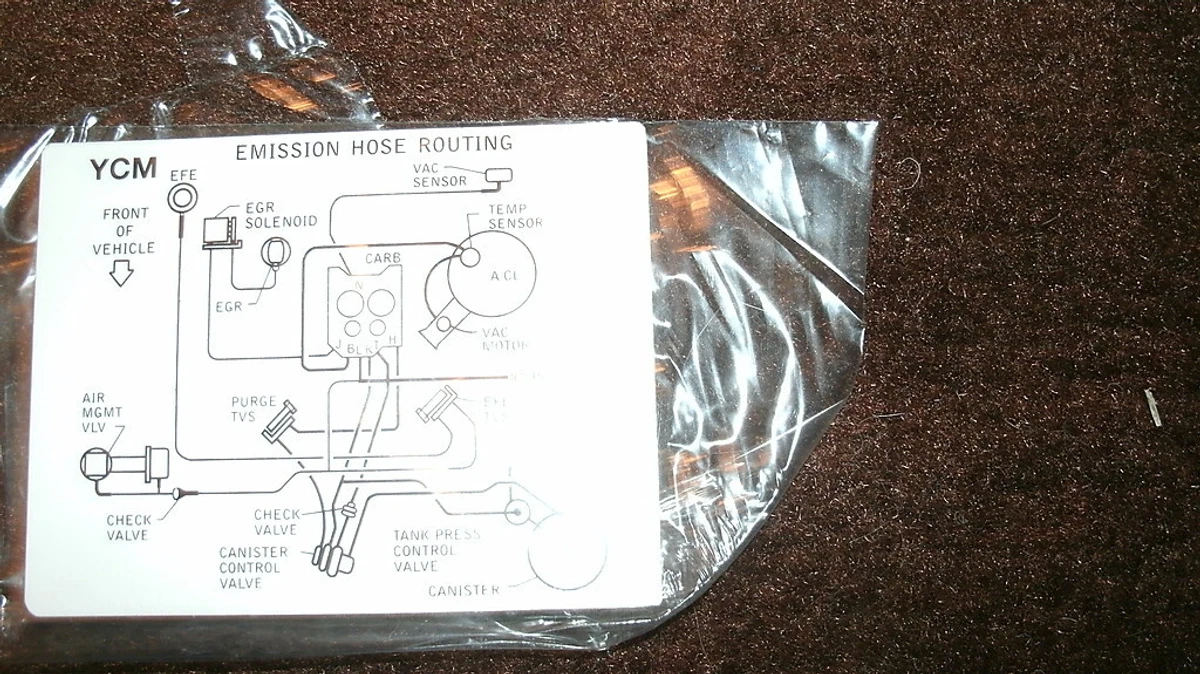 Vacuum Hose Routing Diagram Chevrolet