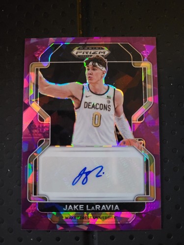 2022-23 Panini Prizm Draft Picks - Draft Picks Autographs Jake LaRavia ...