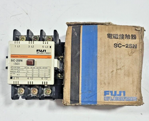 FUJI SC-2SN (50) 80A MAGNETIC CONTACTOR 80A 25HP COIL 100-110V 50/60Hz ...