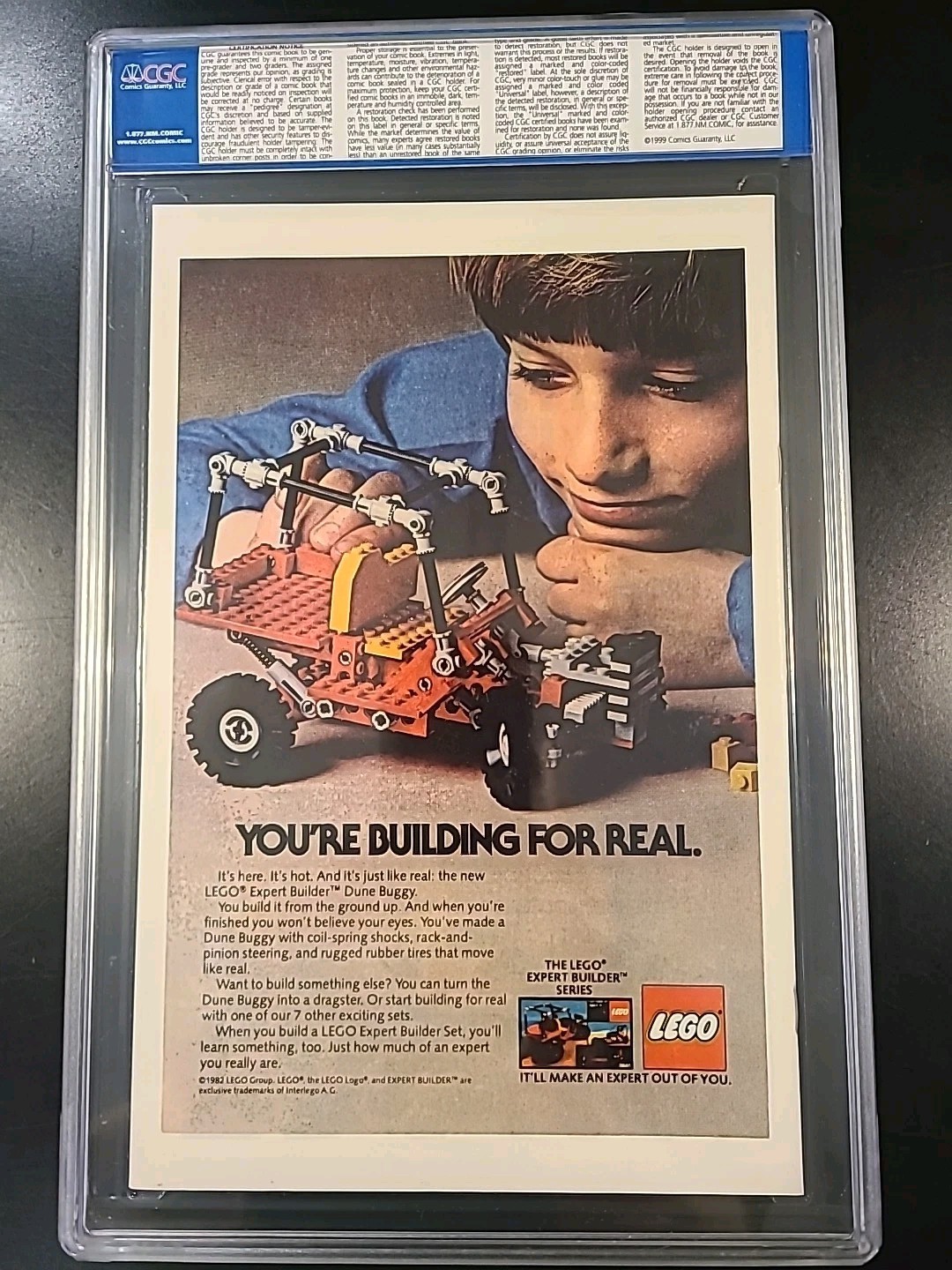 Daredevil #189 CGC Graded NM+ 9.6 Death of Stick Frank Miller! Marvel ...