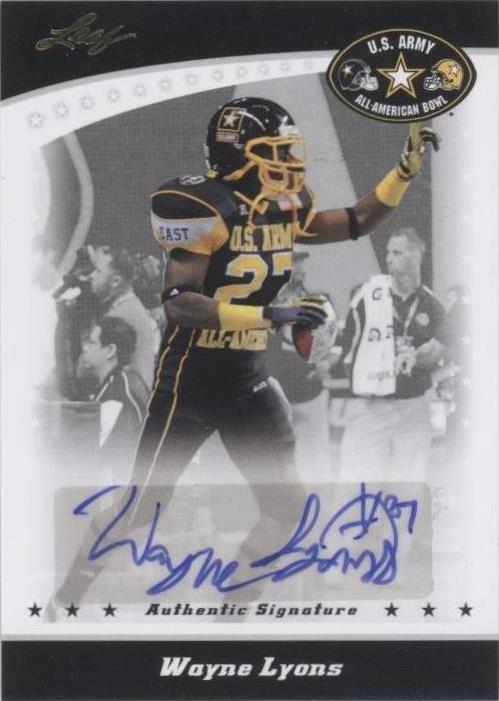 2011 Leaf U.S. Army All-American Bowl Wayne Lyons #BA-WL1 for sale | eBay